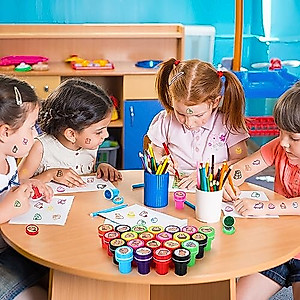 28pcs Capybara Party Stamp for Kids, Cute Capybara Self Inking Stampers Great for Birthday Favors Rewards Goody Bag Stuffers Classroom Crafts DIY Card Making