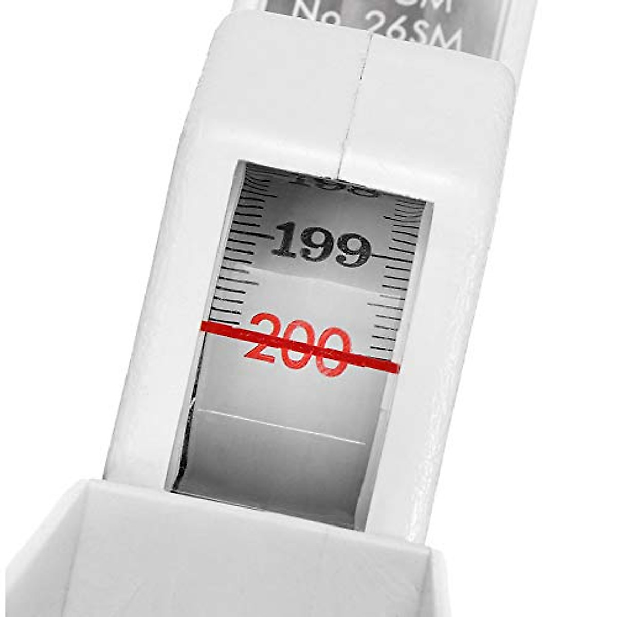 2m/78.7'' Stadiometer Right-Angle Telescopic Tape Measure, Wall Mounted Growth Stature Meter Measure Home Use Adult Children Roll Ruler Height Measuring Tool(White)