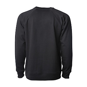 Independent Trading Co. - Icon Lightweight Loopback Terry Crewneck Sweatshirt - SS1000C - 2XL - Black