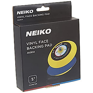 NEIKO 30261A 5” Sanding Pad with Vinyl PSA Backing, 5/16” Arbor with 24 Thread Mounts, 10,000 RPM, Sanding Pads are Ideal for Orbital and Dual Action Sander