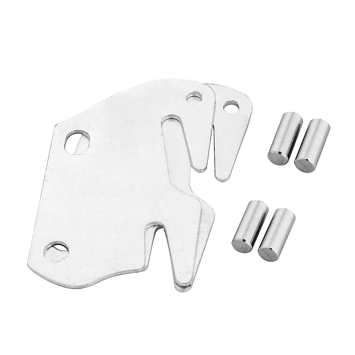 Universal Wood Bed Rail Hook Plates Bed to Catch Hook Plates for Footboard Frame,Replacement Wooden Bed Frame Bracket Headboard (Set of 2)