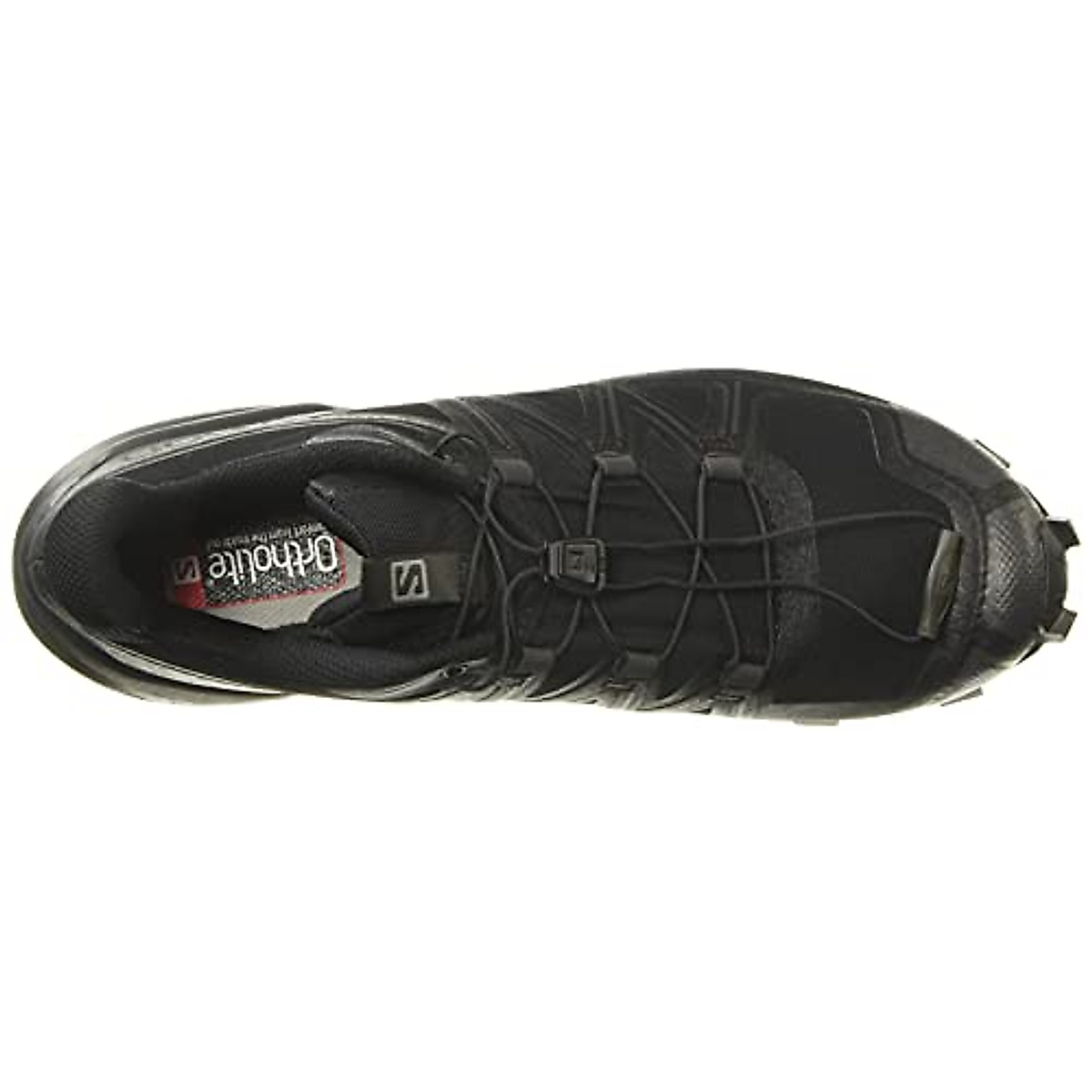 Salomon womens Salomon Women's Speedcross 5 Shoes for Women Trail Running, Black/Black/Phantom, 8 US