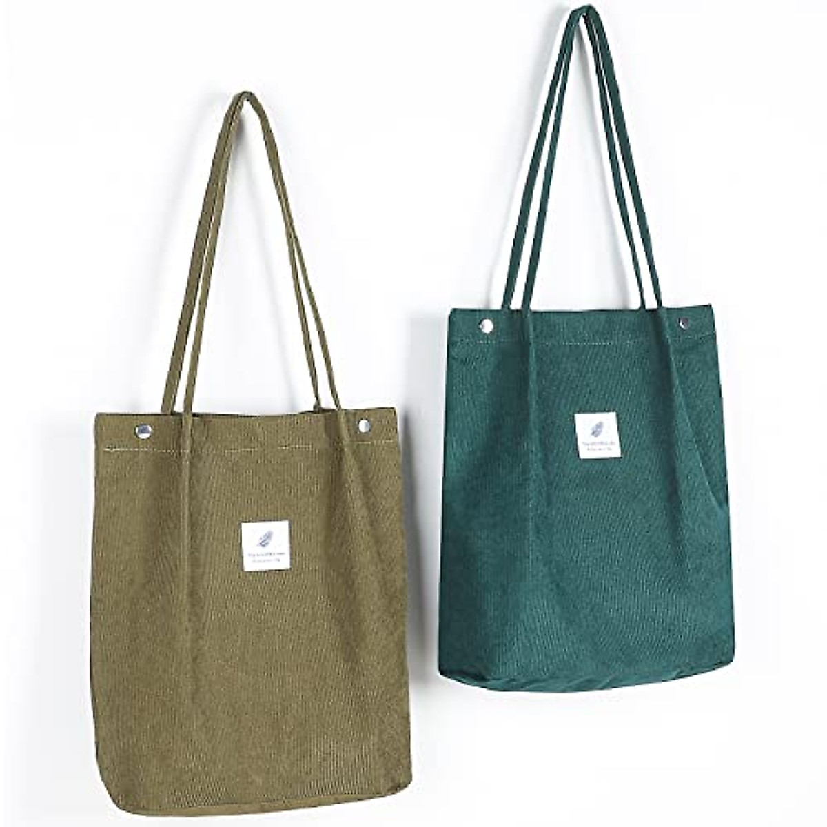 WantGor Large Corduroy Totes Bag Women's Casual Purses Work Handbags Big Capacity Shopping Bag