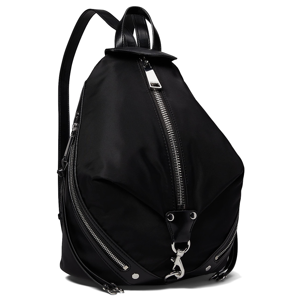 Rebecca Minkoff Nylon Medium Zip Julian Backpack, Black