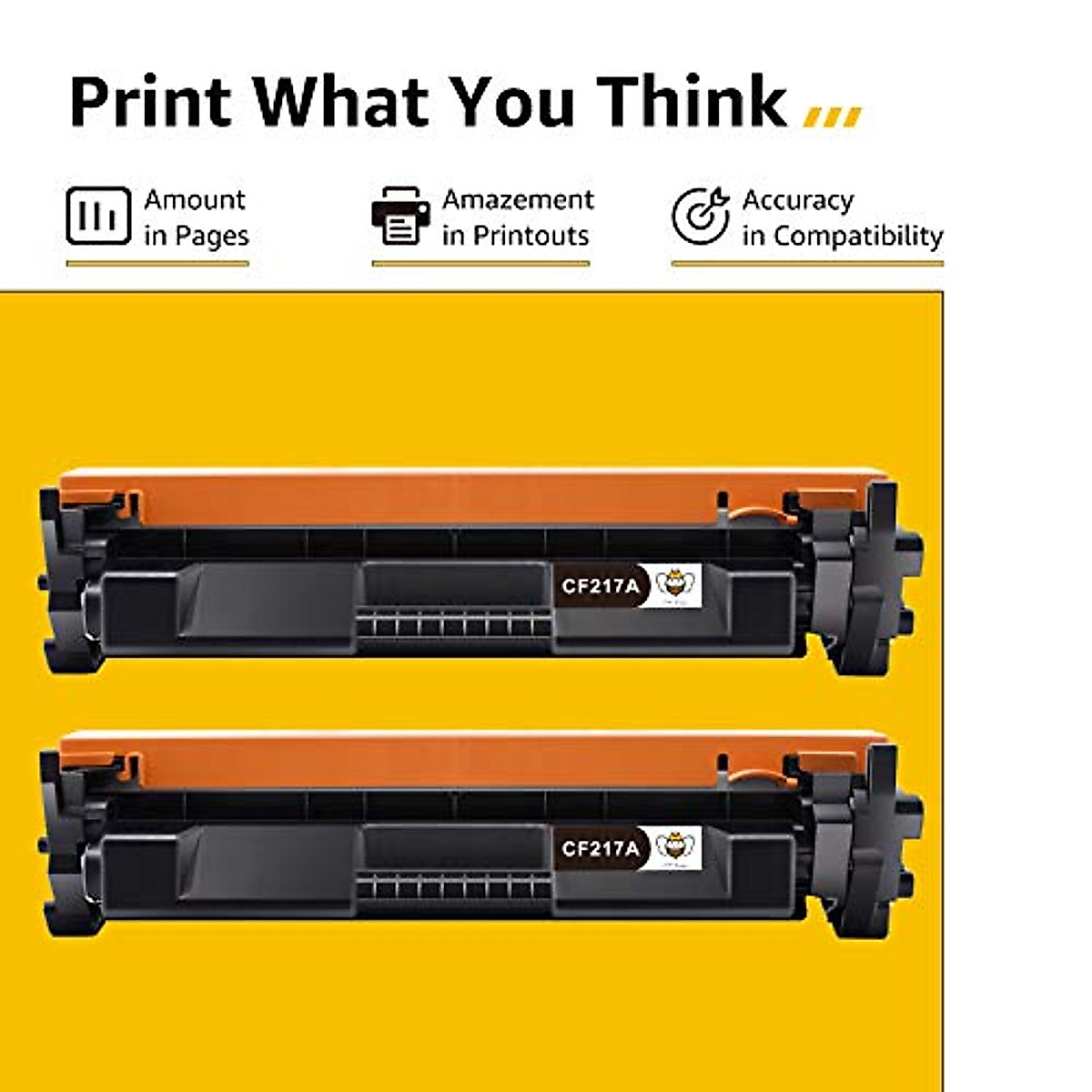 CMYBabee Compatible Toner Cartridge Replacement for HP 17A Toner Cartridge CF217A 217A for HP Laserjet Pro MFP M130fw M102w M130nw M130fn M130a M102a M130 M102 Printer Black Ink (4 Packs)
