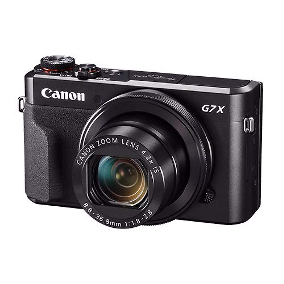 Canon PowerShot G7 X Mark II Digital Camera 20.1MP with 4.2X Optical Zoom Full-HD Point and Shoot Kit Bundled with Complete Accessory Bundle + 64GB + Monopod & More - International Model (Renewed)