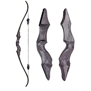 Obert Archery Takedown Recurve Bow 60inch 30lbs,35lbs,40lbs,45lbs,50lbs,55lbs,60bs Traditional Hunting Bows Target Shooting Practice for Right Hand (35.00)