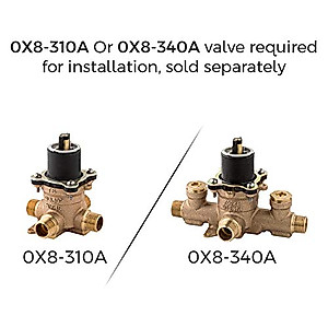 Pfister R89-1DAB R891DAB Valve Only Trim, Matte Black