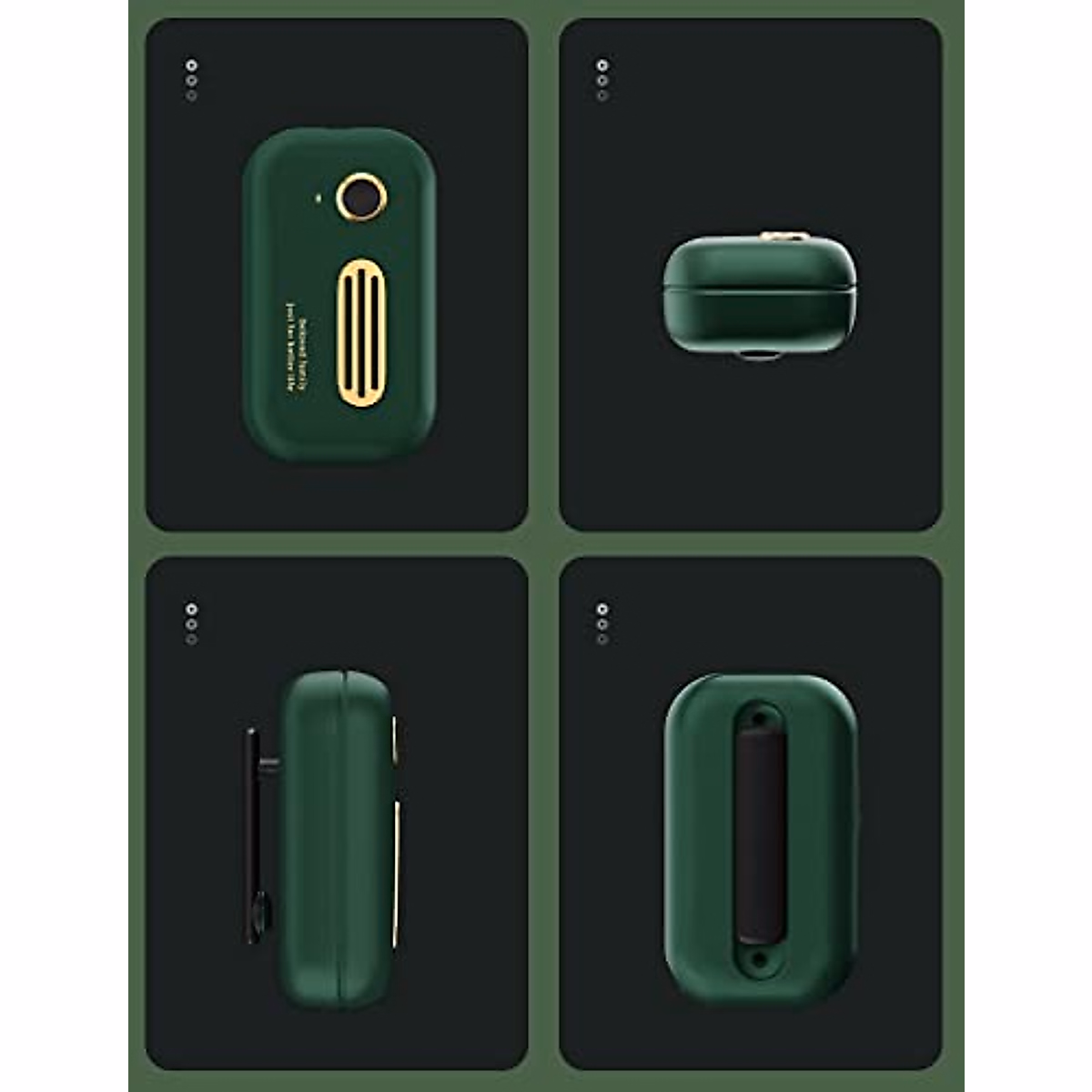 Toyukia Mini Ozone Ionic Fridge Deodorizer,Portable Rechargeable Reusable Refrigerator Deodorizer,Food Shelf Life Extender,Odor Eliminator for Fridge,Pet Room,Car,Closet, Shoe Cabinet,Bathroom,Eco Friendly, Outperforms Baking Soda and Activated Carbon(Gre