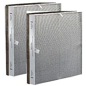 Flintar MD1-0022 True HEPA Replacement Filter, Compatible with Vornado Air Cleaner Purifier Model AC300, AC350, AC500, AC550, PCO200, PCO300, PCO375DC, PCO500 and PCO575DC (2)
