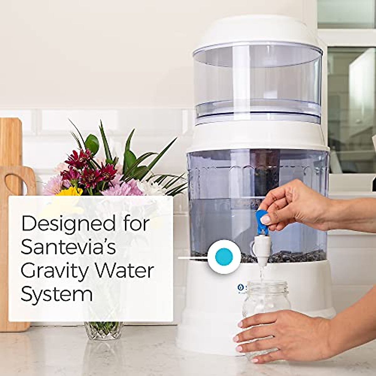 Mineral Stones Replacement by Santevia | Designed for Santevia's Gravity Water System | Adds Healthy Minerals and Makes Water Alkaline | Makes Water Taste Delicious