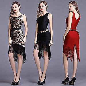 Fringe Trim Tassel 8 inch Wide 2 Yards Long for Clothes Accessories Latin Wedding Dress DIY Decoration (8in,Black)