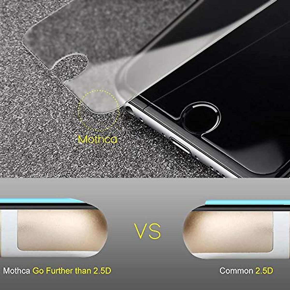 Mothca Matte Glass Screen Protector for iPhone SE 2020/2022 Anti-Glare & Anti-Fingerprint 9H HD Clear Tempered Glass Film for iPhone SE 2nd/3rd Generation Smooth as Silk