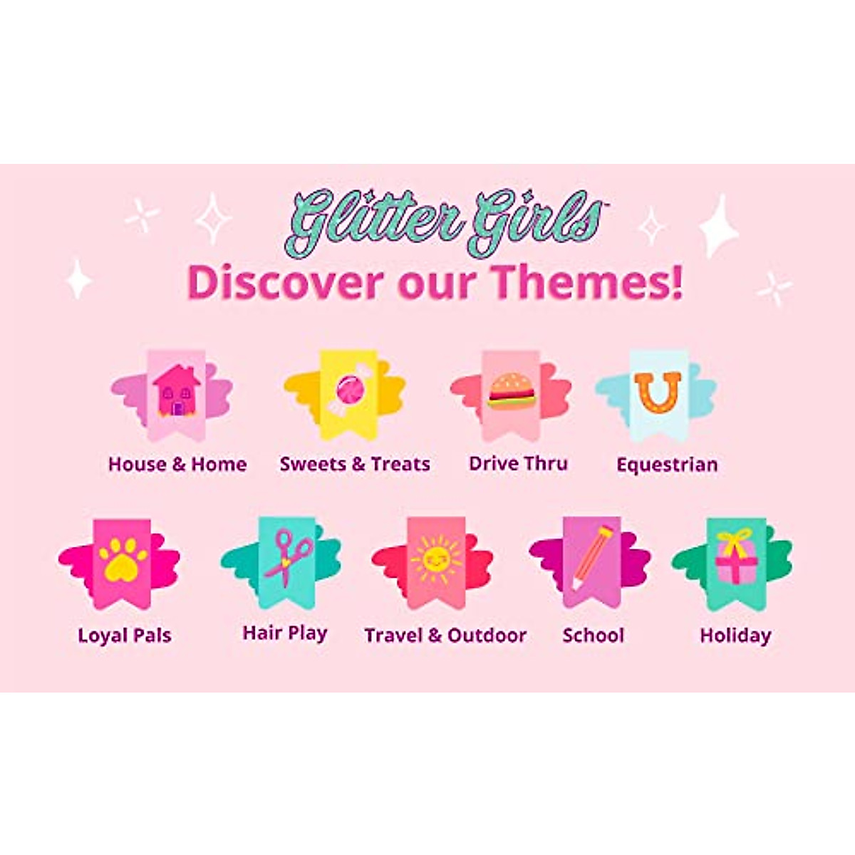 Glitter Girls – Hair Salon Playset – Hair Dryer, Styling Clips & Rolling Cart – 14-inch Doll Accessories for Kids Ages 3 and Up – Children’s Toys