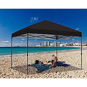 ABCCANOPY Durable Easy Pop up Canopy Tent 10x10, Black