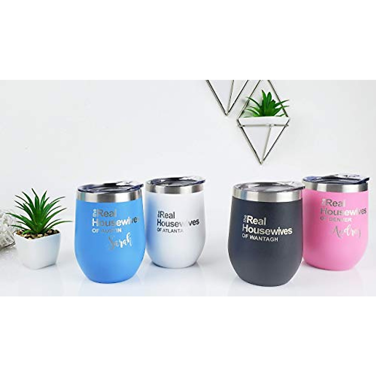 The Real Housewives of Your City Vacuum Insulated Wine Tumbler with Lid