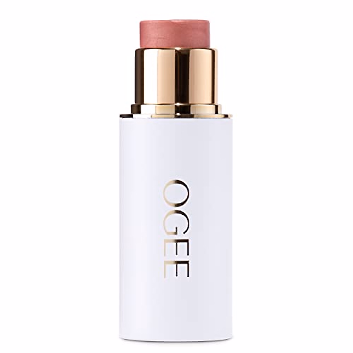 Ogee Sculpted Face Stick (CARNELIAN - SHEER LUMINOUS CORAL) Certified Organic Face Makeup - Multi-Use Cream Blush & Highlighter