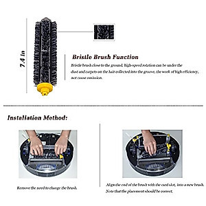 I clean iRobot Roomba 675 Replacement Parts, Robot Vacuum Parts Fit for Roomba 690 675 650 605 680 660 595 585 564 552 Robotic Vacuum