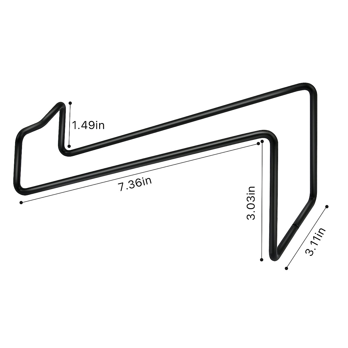 Milkary Single Wine Rack, 6Packs Tabletop Wine Display Rack Modern Single Bottle Champagne Rack for Home Decor, Restaurants, Bar, Wine Party