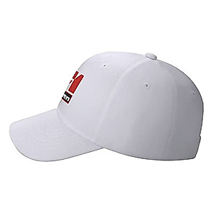 AVOJEE Mclaren-F1-Logo Hats Caps Baseball Cap Adjustable Fashion Uv Protection Caps Unisex White