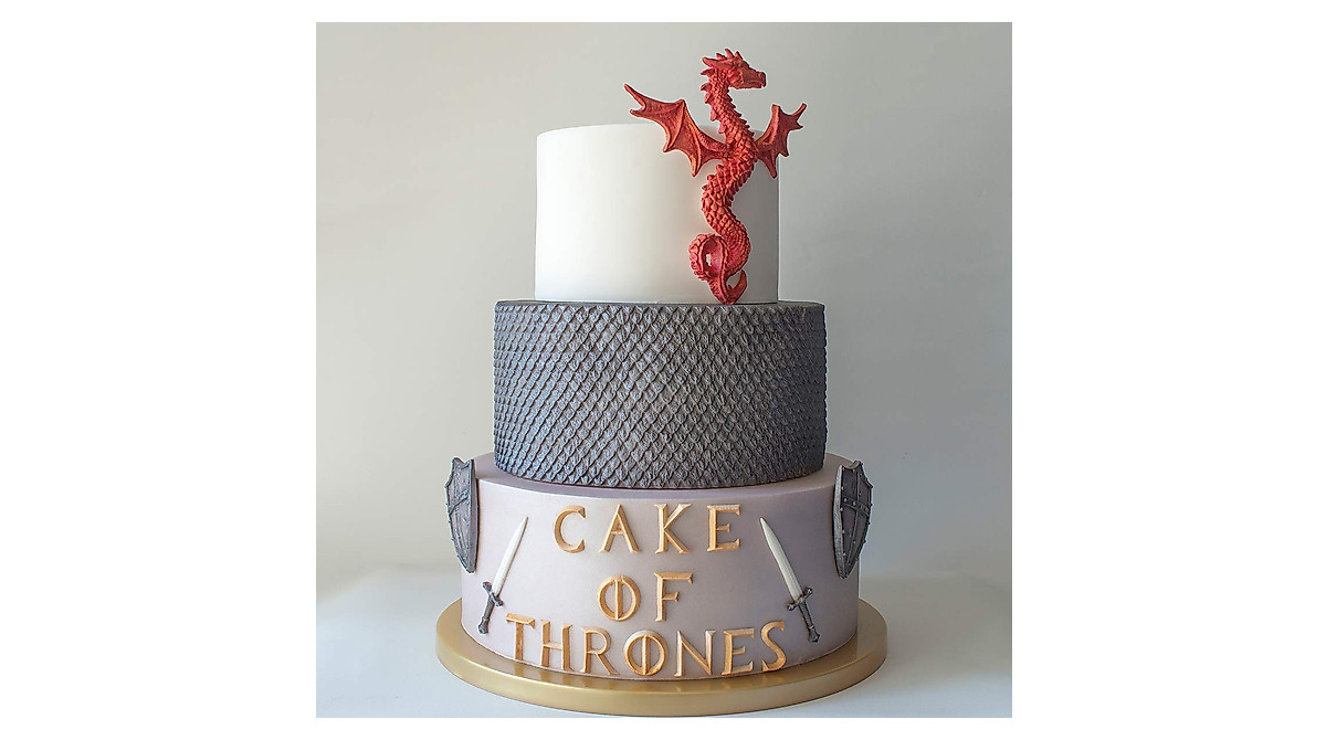 Katy Sue Dragon Scales Silicone Mold - Easy Cake Decorating
