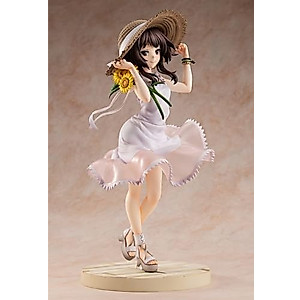 Kadokawa KonoSuba: Legend of Crimson: Megumin (Sunflower One-Piece Dress Version) PVC Figure, Multicolor