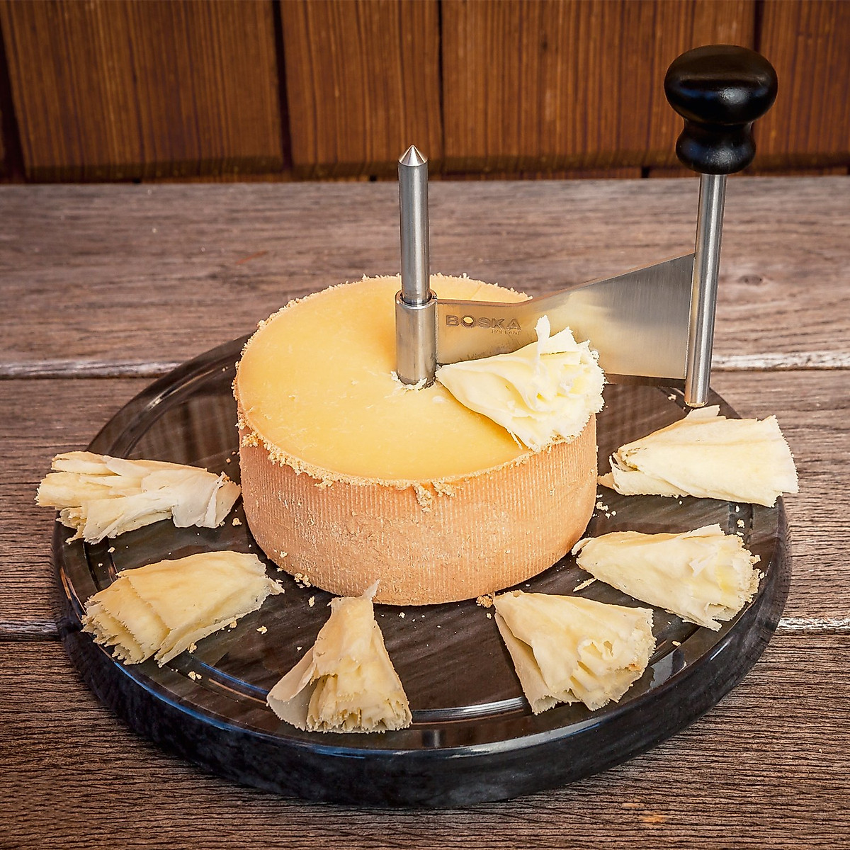 Cheese Curler - Marble Pro Stainless Steel - Best for Cheese Wheel or Chocolate - Multifunctional Rust-Proof Shredder - Manual Handheld Cheese Slicer 10in