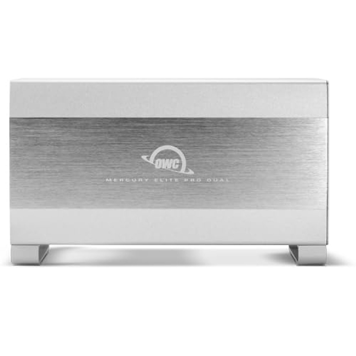 OWC Mercury Elite Pro 2 Bay RAID Enclosure with USB 3.2 for Dual 3.5 inch HDD's, External Hard Drive Enclosure for MAC and PC