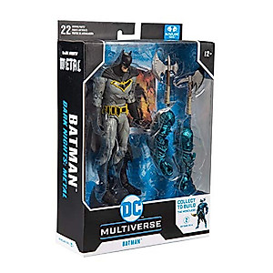 DC Multiverse Batman (Dark Nights: Metal) 7" Action Figure with Build-A Parts for 'The Merciless' Figure