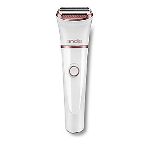 Andis 31015 Close Curves Electric Shaver for Women - Perfect for Legs, Bikini Area & Underarms Hair Removal - Rechargeable Cordless Wet & Dry Shaver, Lightweight - 6 Piece Kit