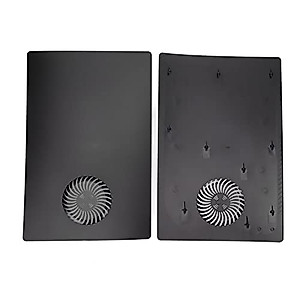 Faceplate Shell Cover, Replaceable Matte Black Scratch Proof Digital Edition Side Cover Shell ABS Dustproof for PS5