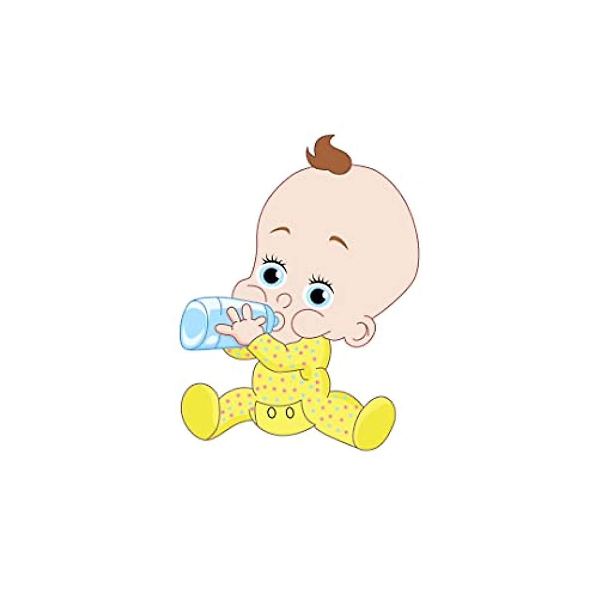 AQUAWAWA Nursery Water For Babies 24 Pack 8 oz Bottles Purified Vapor Distilled | Fresh Single Serve| Lightweight For Diaper Bag | BPA, Fluoride, Chemical and Mineral Free | Dr Recommended, Baby Safe, Clean, FRESH