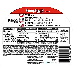 HORMEL COMPLEATS Salisbury Steak Microwave Tray, 9 oz. (6 Pack)