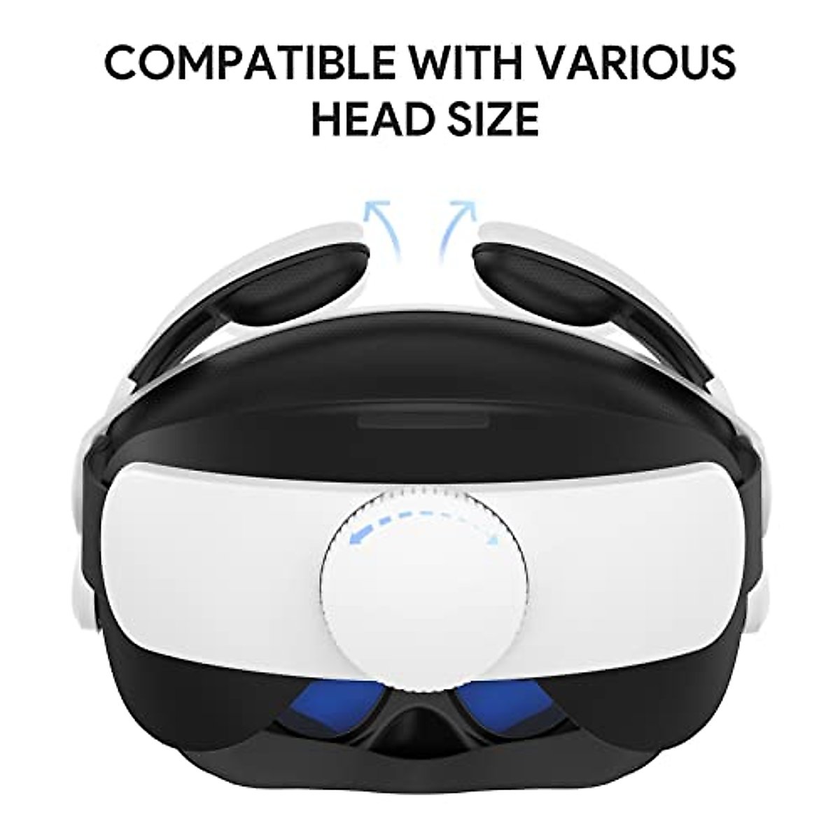 Diydeg Head Strap Compatible with Oculus Quest 2, Adjustable M2 VR Headband Elite Strap Replacement Reduce Head Pressure, Advanced Support Comfortable Head Strap Replacement Accessories for VR