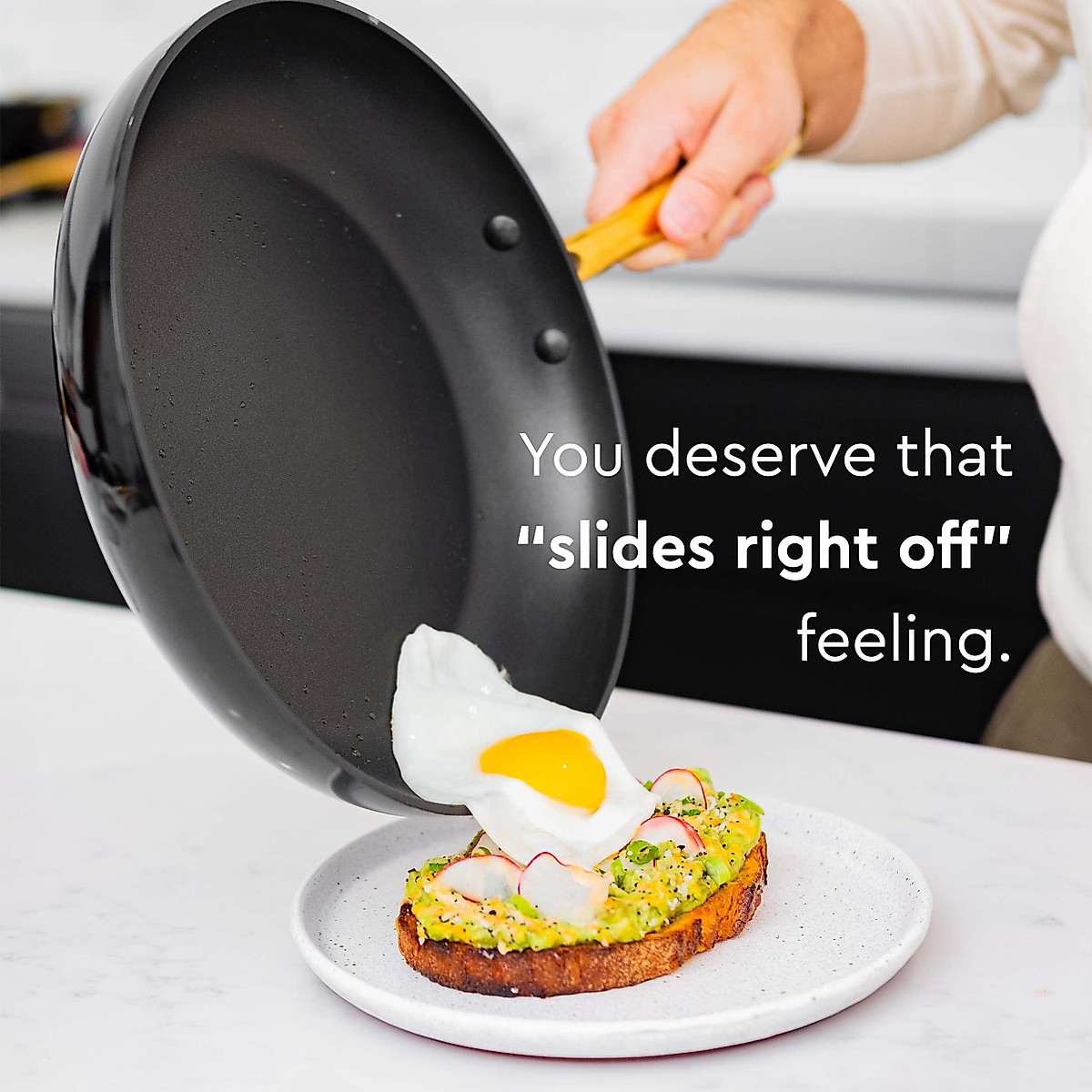 Black and Gold Pots and Pans Set Nonstick - 15PC Luxe Black Pots and Pans Set Non Toxic - Induction Compatible, PFOA Free Black and Gold Cookware Set & Gold Kitchen Utensils - Gold Kitchen Accessories