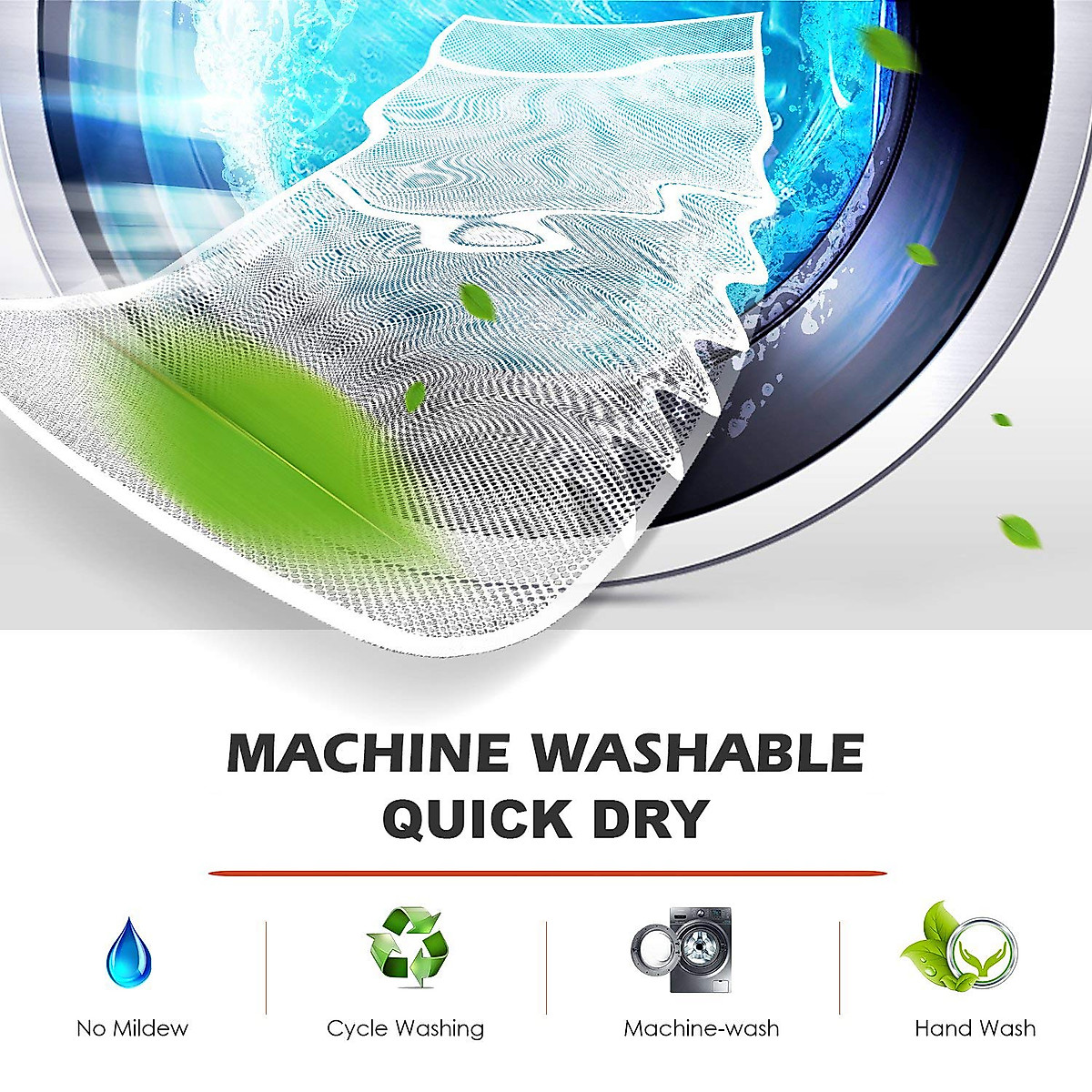 Bath Toy Net 18”x16” - Kids Bath Tub Toy Holder, Mesh Bag for Bath Toys, Baby Bathtub Toy Storage Organizer, Large Bathroom Bucket Bin - Toddler Shower Caddy Hanging Basket + 2 Suction Cups & 2 Hooks