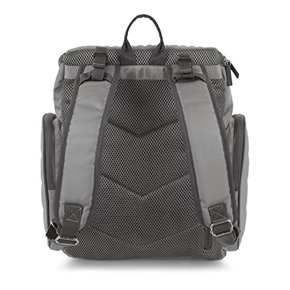 Graco Unisex Baby Diaper Bag Backpack with Changing Pad, Gray Quilt, Large