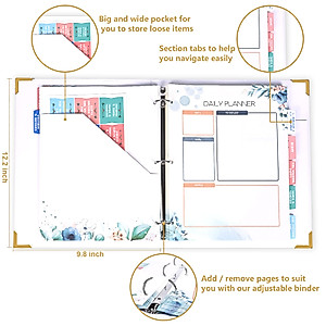 Wedding Planner Book and Organizer for the Bride, Wedding Planning Binder, Engagement & Fiance Gifts for Her, Bride To Be gifts, Wedding Stickers kit