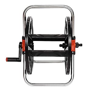 TOPINCN 35 Meters Water Pipe Car Roll Pipe Storage Garden Water Pipe Holder Hose Reel Rope Storage Rack