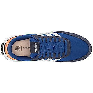 adidas Men's 70s Running Shoe, Team Royal Blue/White/Impact Orange, 13