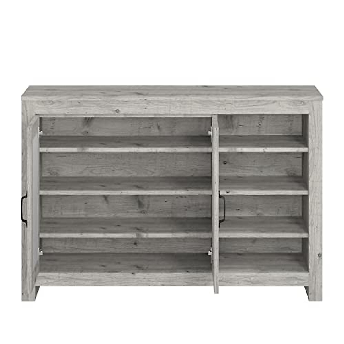 Galano Millicent 16 Pair Shoe Cabinet 2 Door Shelves Modern Rack Standing Cabinet Storage Doors Organizer