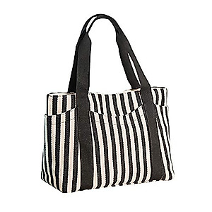 Medium Tote Bag Shoulder Bag 7 Canvas Vaction Purse Handbag with Zipper Travel Work Handbag Gifts for Women