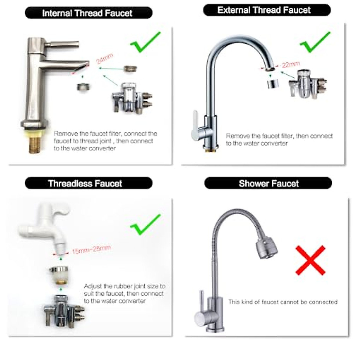 AquaGreen Alkaline Water Ionizer Machine AG7.0, Home Filtration System Produces pH 4-10.5 Water, 7 Water Settings, Up to -570mV ORP, 6000L Per Filter, Silver