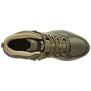 Jack Wolfskin Men's Terraventure Texapore Mid M Hiking Shoe, Brown/Beige, 11