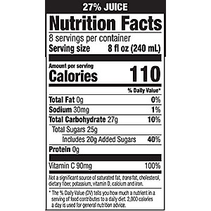 Amazon Brand - Happy Belly Juice Cocktail, Cranberry, Plastic Bottle, 64 fl oz (Pack of 1)