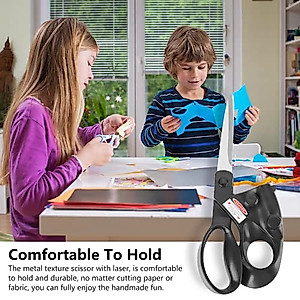 Watris Veiyi Sewing Laser Scissors, Craft Scissors with Laser Light, Laser Guided Scissors for Fabrics, Paper, Crafts Cutting