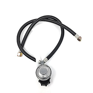 Madol Y-Splitter with 2 Hoses for type1 Propane Tanks [2561] Fits Most LP Gas Grill, Heater & Fire Pits Dual Hose Assembly -Regulador de propano de Baja presión con dos mangueras Y-Splitter