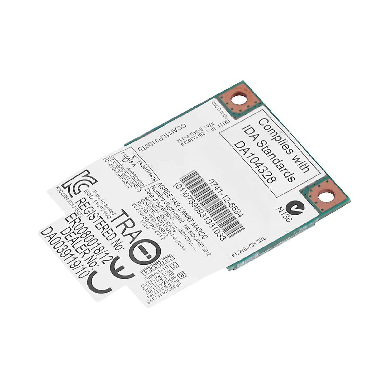 Mini WiFi Card, Dual Band 2.4G/5Ghz AR5B22 Network 300Mbps Bluetooth 4.0 WiFi Mini PCI-E Wireless Card use Network Adapter Network Card