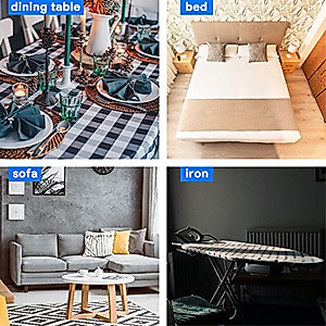 wonhag Fitted Bed Sheet Straps Premium Version Sheet Holders for Bed Corners Heavy Duty Clips Black 4 PCS Bedsheet Fasteners