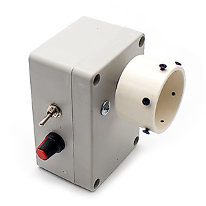 Portable Fishing Rod Building Winding Machine, Professional DIY Elctric-Drive Fishing Rod Tool Adjustable 0-50RPM USB Interface